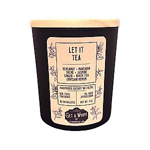 Citrus Tea Soy Candle | Scented Candle | Aromatherapy Candle | Unique Candle | Crackling Candle | Candle Gift | Cool Candle | Clean Candle | Coconut Wax Candle | Safe Candle