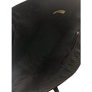 Kate Spade Haven Lane Large Hani Tote (Black/Glitter Stripes)