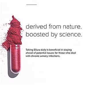 ellura Solv Wellness Clinically Proven Cranberry Supplement: Get Ahead of UTIs with 36mg of 100% Bioavailable PAC, 90 Capsules