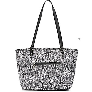 Sakroots Metro Tote, Black White Soulful Desert