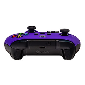 Xbox One Series X S Custom Soft Touch Controller - Soft Touch Feel, Added Grip, Vibrant Purple Color - Compatible with Xbox One, Series X, Series S