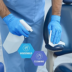 JOSEN Disposable Nitrile-Vinyl Blend Exam Blue Gloves, 1000 PCs, Medical Grade,Latex-Free, Powder-Free, Non-Sterile (1 case (1000 pcs), XL)