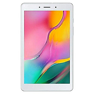 Samsung Galaxy Tab A 8.0" (2019, WiFi Only) 32GB, 5100mAh Battery, Dual Speaker, SM-T290, International Model (Silver) (Renewed)