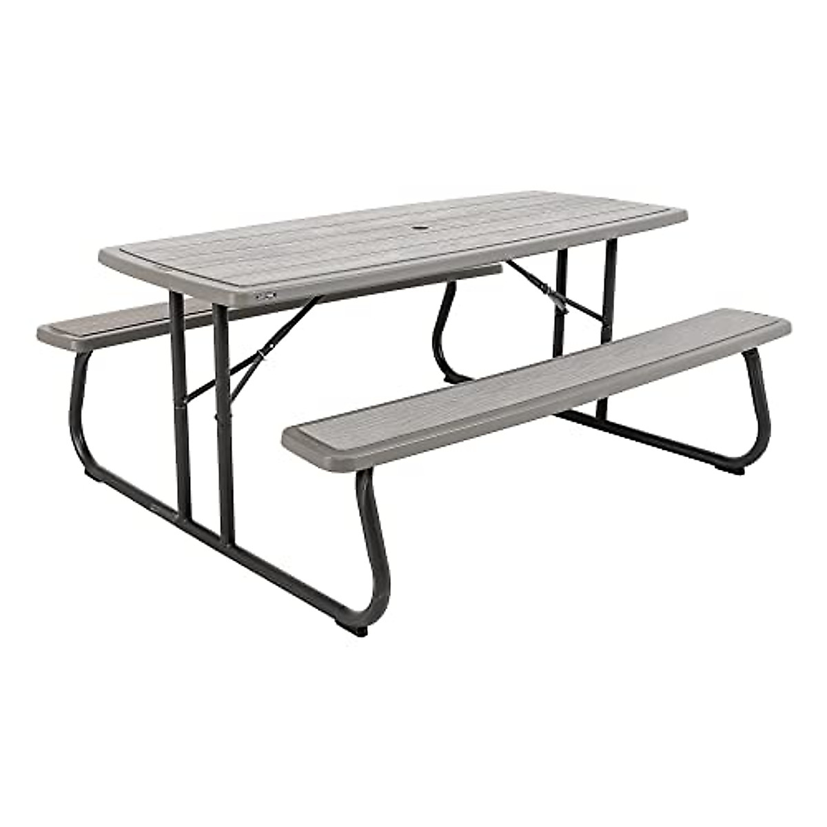 Lifetime Folding Picnic Table, 6-Foot, Gray
