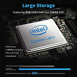 Bmax X15 Laptop Computers, 15.6" FHD (1920 x 1080) Display, Celeron 4120 up to 2.6 GHz, 8GB DDR4, 256GB SSD Storage, HDMI, Webcam, WI-FI, Windows 10 - Space Grey