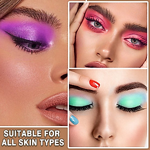 Eyeshadow Primer White Eye Shadow Primer Liquid Matte Eye Primer Waterproof Long Lasting Uniform Color Rendering Eyeshadow Primer for Women Oily Lids Eyeshadow Makeup-White