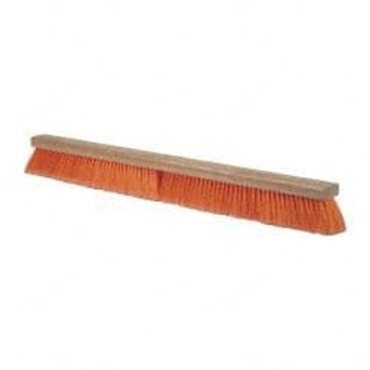 PRO SOURCE Bolt-On Push Broom Head: Orange Polypropylene Bristles, 36" Wide
