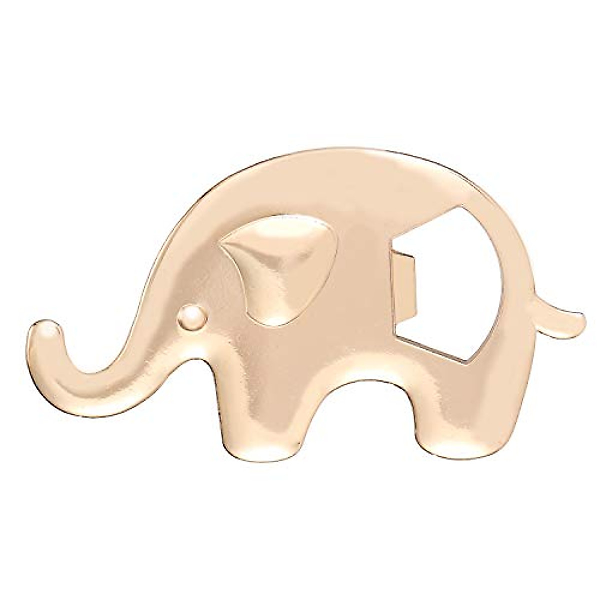 Pack of 16 Bottle Opener Baby Shower Party Favor for Guests Elephant Shaped Bottle Opener Baby Shower Favors Birthday Bridal Shower Souvenirs Wedding Favor Gift (White Elephant, 16)