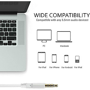 【2pack】 for iPhone Earphones with 3.5 mm Headphone Plug for Mic Call + Volume Control Earbuds in-Ear Headphone Headset Compatible with iPhone 6s / 6plus / 6 / 5s, Android, PC