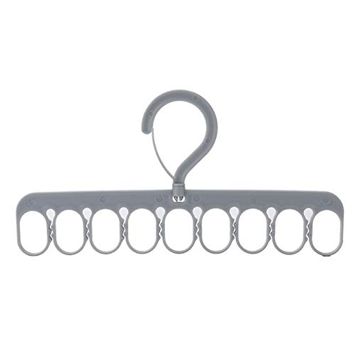 Multi-use Clothes Hanger Plastic Home Excellent Clamping Organizer Hanger for Wardrobe