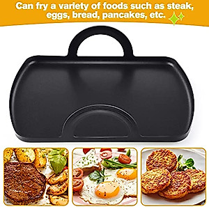 Grill Griddle Plate for Ninja AG300 AG300C AG301 AG301C AG302 AG400 IG301A Indoor Foodie Grill Grate（10 x 8 inch)