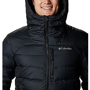 Columbia Men's Autumn Park Down Hooded Jacket, Black, Large