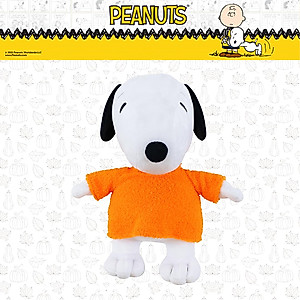 Franco Peanuts Snoopy Cozy Sweater Fall Bedding Super Soft Plush Cuddle Pillow Buddy, (Officially Licensed Product)