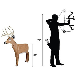 DELTA McKENZIE Baby Daddy 3D Deer Archery Target, Brown (51540)