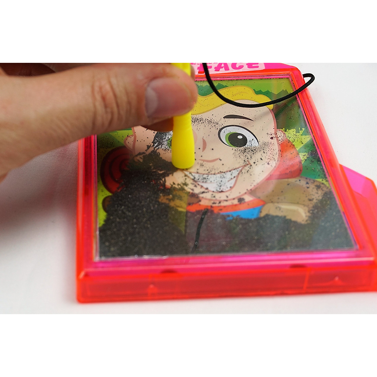 JA-RU Magnetic Face Toy (6 Units) Funny Beard, Hair & Fuzzy Face Magnetic Toy. Hand Held Road Trip Games. Retro Toys for Kids. Christmas Stocking Stuffers. 3257-6