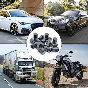 Fekey&JF 16 PCS Car Tire Valve Stem Caps, Waterproof Airtight Car Wheel Tire Valve Stem Covers Universal for Cars, Bicycles, Trucks, Motorcycles, Car Accessories for Men Women (Gray)