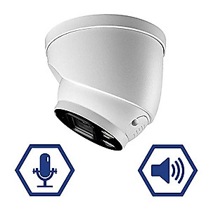 Lorex 4K Ultra HD Smart Deterrence Indoor/Outdoor IP Metal Dome Security Add-On Camera with Smart Motion Detection Plus | Two-Way Talk Audio (Requires Recorder)