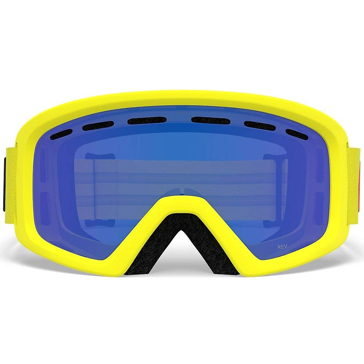 Giro Rev Youth Snow Goggles - Namuk Yellow Strap with Grey Cobalt Lens (2020)