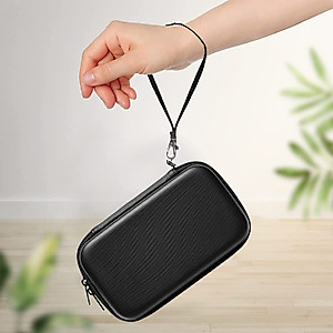 MOSISO EVA Hard Travel Carrying Case Compatible with MYNT3D Super 3D Pen, Compatible with MYNT3D Professional Printing 3D Pen with OLED Display, Portable Protective Storage Bag with hand strap, Black