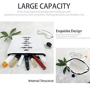 Funny Makeup Cosmetic Bag Friends Tv Show Cotton Zipper Pouch Travel Bag Toiletry Make-Up Case for Friends Fans Women Stoner Friend Bestie Birthday Gifts