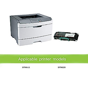 Awesometoner Remanufactured Toner Cartridge Replacement for Source Technologies STI-204513H MICR use with ST9612, ST9620 (Black, 1-Pack)