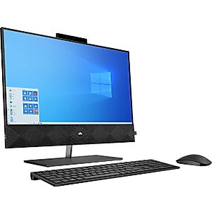 HP 23.8-inch Touchscreen All-in-One PC with Intel 10th Gen Processor, 64GB RAM, Windows 11 Pro, Bang & Olufsen Speakers, 3x USB 3.1, 3-in-1 Memory Card Reader, Keyboard/Mouse