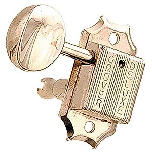 Grover 133N Deluxe 3 Per Side Machine Heads, Nickel
