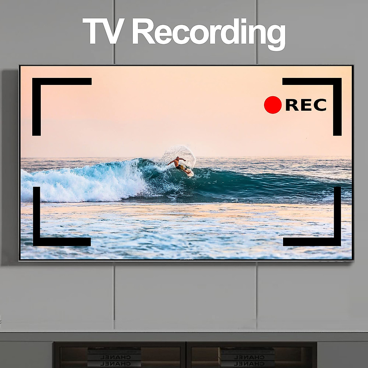 2025 Release Digital Converter Box for TV, OWERSLYN ATSC Digital TV Converter Box with TV Tuner, TV Recording&Playback, USB Media Player, HDMI/AV Output 1080P, Timer, 2in1 Remote, Digital Channel Free