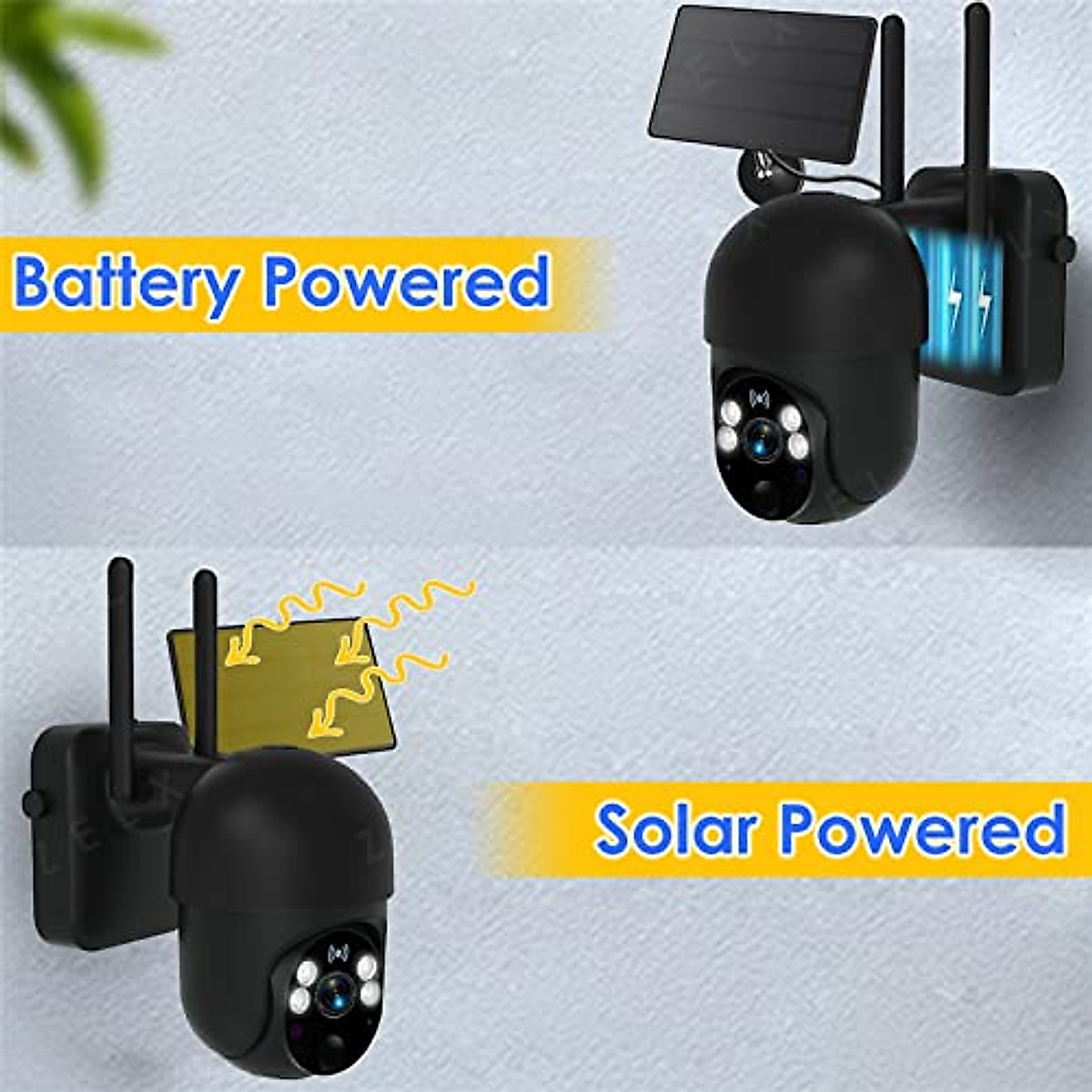 Security Camera Camera 4G Security Camera 1080P Solar IP Camera WiFi CCTV Smart Home Motion Detection Video Surveillance Night Vision Outdoor Battery Surveillance Camera with Spotlight ( Size : Only W