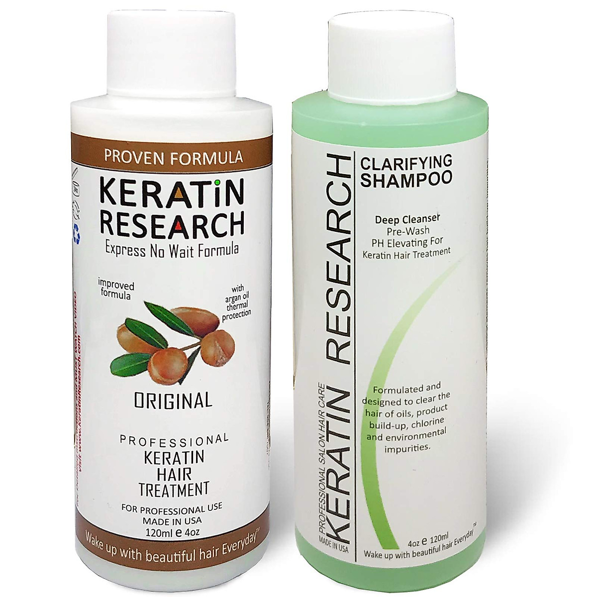 Complex Brazilian Keratin Blowout Hair Treatment 120ml Professional Results Straightens and Smooths Hair (KT 120ml (Keratin Treatment only)) Queratina Keratina Brasilera Tratamiento (VALUE KIT I)