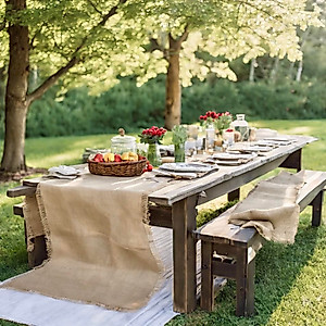 40 inches Wide x 24 feet Long Burlap Roll - Premium Jute Liner | Heavy Duty (7 oz) | Frost Guard Seed Cover for Gardening | Natural Jute-Burlap - 8 yds | Ideal for Erosion Control,Table Runners,Decor