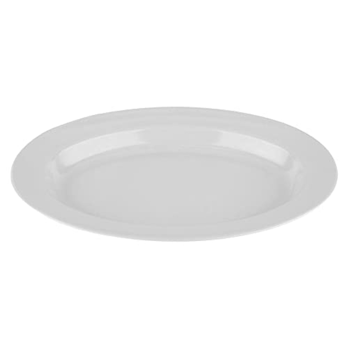 G.E.T. ML-15-W 18" x 13" Oval Platter, White, Large