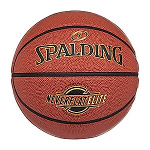 Spalding NeverFlat Elite Indoor-Outdorr Basketball 29.5"