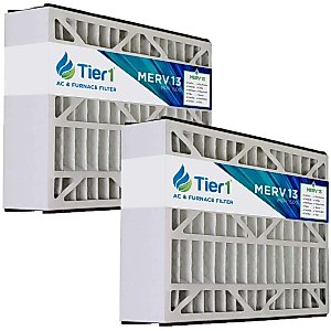 Tier1 16x25x5 Merv 13 Replacement for Totaline P102-1625 Air Filter 2 Pack (Actual Size: 15.375 x 25.5 x 5.25)