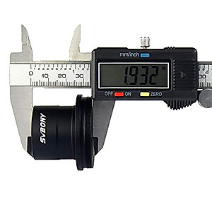 SVBONY T2 T Ring Adapter and T Adapter, 1.25 inches Metal Telescope Camera Adapter for Canon EOS Standard EF Lenses and Telescope Camera Astrophotography Accessories