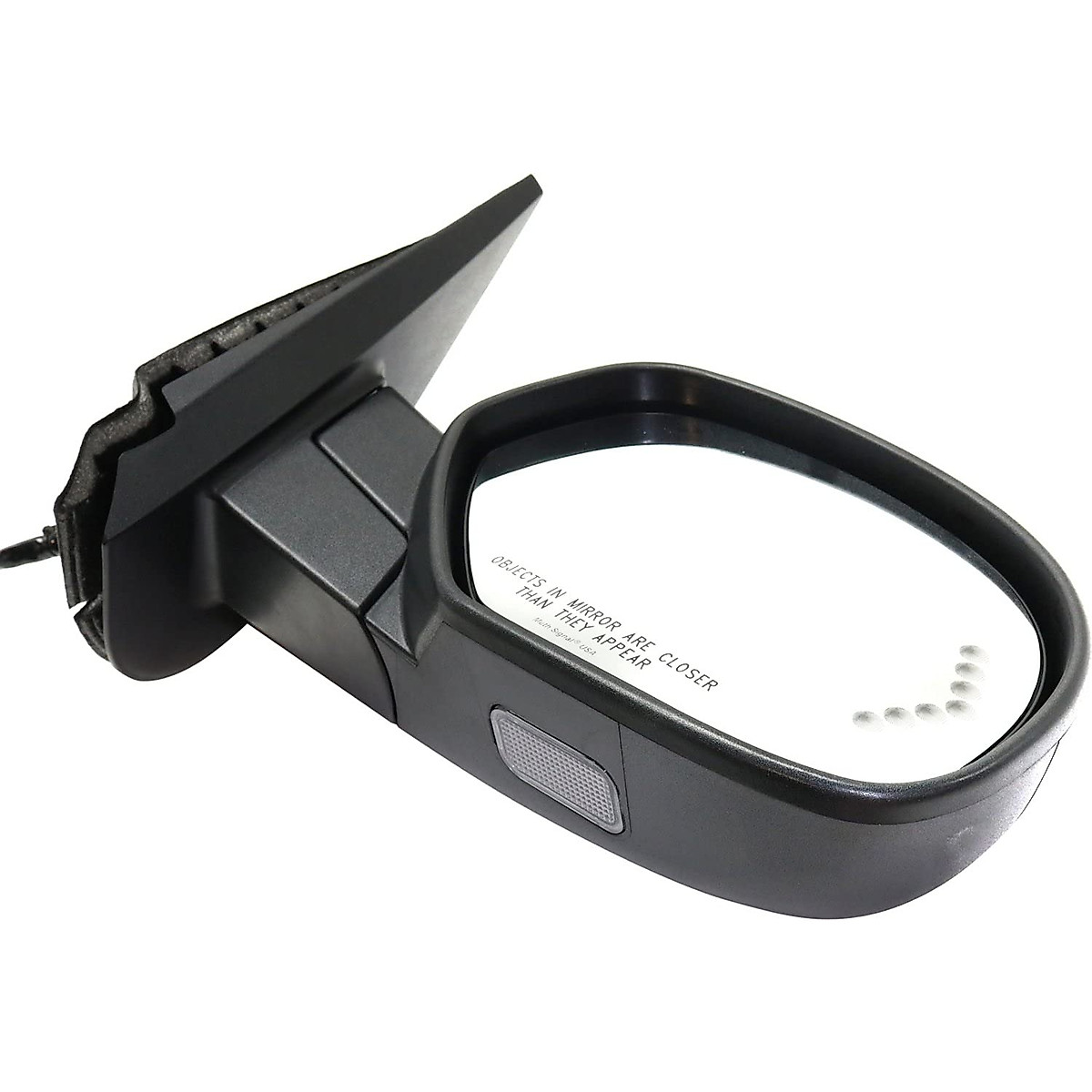 Kool Vue Left & Right Power Heated Mirrors for Chevrolet Silverado 1500 Cadillac Escalade 2009-2014 Power Fold With Signal Light, Memory & Puddle Lamp Chrome without Marker Light; without Spotlight