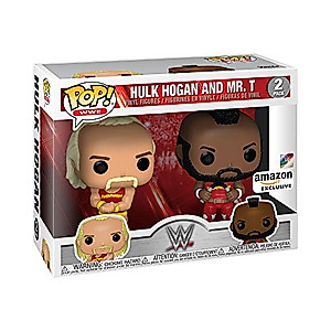 Funko Pop! WWE - Hulk Hogan & Mr. T, Hulkamania 2 Pack, Amazon Exclusive (51720)