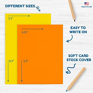 Hygloss Products Blank Books for Journaling, Sketching, Writing and More for Arts and Crafts-Softcover, 24 Pages, 4.25 x 5.5 Inches, 24 Pack, White