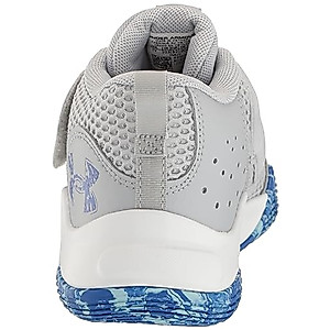Under Armour Unisex Pre School Zone Basketball 2, (102) Mod Gray/Midnight Navy/Team Royal, 2, US