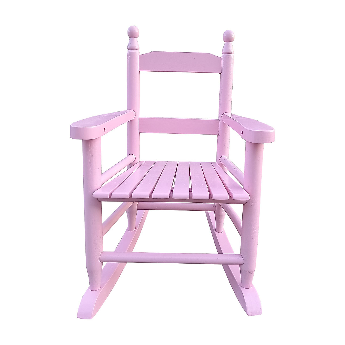 Goujxcy Kids Rocking Chair, Toddler Rocking Chair, Childrens Rocking Chair with Classic Rocker and Hardwood Construction, for Boys, Girls, Nursery, Indoor, Outdoor, Living Rooms, Bedrooms (Pink)