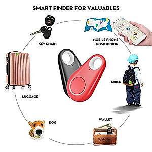 Smart Tracker 4 Pack, Key Finder Locator Wireless Anti Lost Alarm Sensor Device Remote Finder, for Kids Locating Phone Keys Wallets Luggage Item Finder