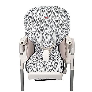 Nuby High Chair Cover Protecting from Spills and Crumbs, Water Resistant, Brush Strokes Print