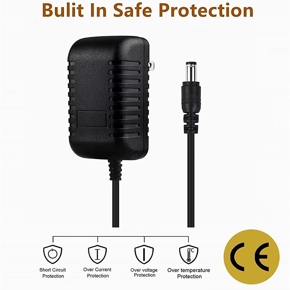 CJP-Geek 12V 2A AC DC Adapter Compatible with Petsafe Wireless Fence IF-100 Power Charger PSU