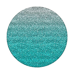 Teal - blue - Silver Gradient PopSockets PopGrip: Swappable Grip for Phones & Tablets