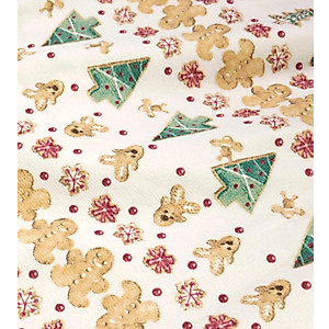 Burt's Bees Baby Baby 1-Piece Family Jammies Matching Holiday Organic Cotton Pajamas, Gingerbread Fair Isle, 3-6 Months