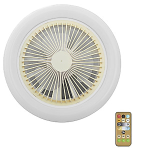 AOSUI Screw in Ceiling Fan in Light Socket 10in E26 30W Dimmable Socket Fan Small Ceiling Fan with Light, Plug in Light Bulb Ceiling Fan with Remote Perfect for Small Rooms, RVs, and Restaurants