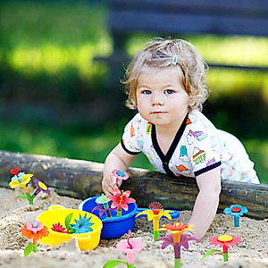 GAMZOO Flower Garden Building Toys for Girls 3-6 Year Old - Best Birthday Gift for Preschool Toddlers (150pcs)