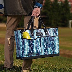 SCOUT BJ Bag - Large, Utility Tote Bag for Women, Nurses, Teachers and Moms with Zipper & 4 Exterior Pockets for Organizing