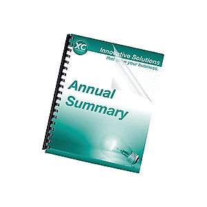 Fellowes Binding Presentation Covers, 8mil, Letter, 25 Pack, Clear (52043)