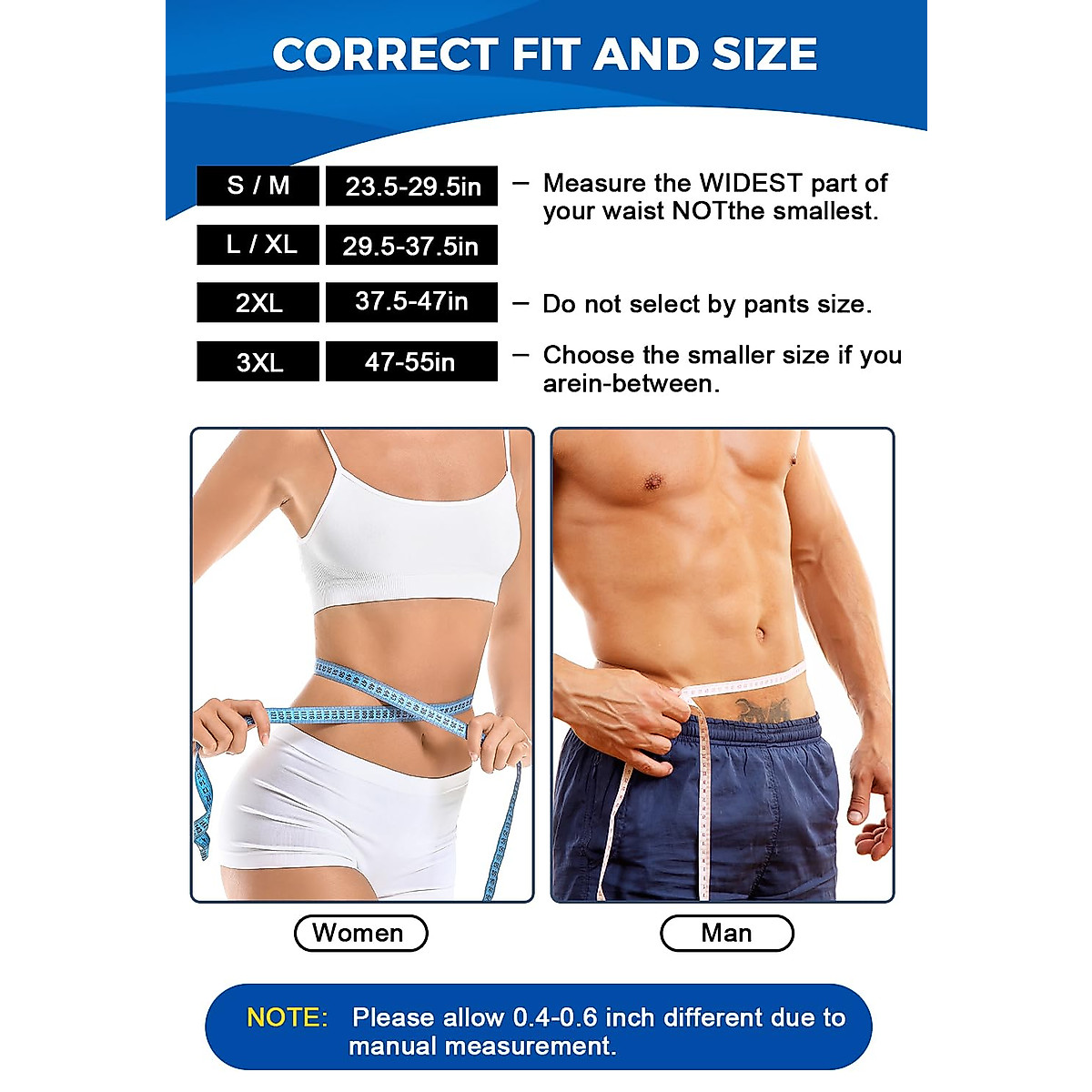 Back Brace for Lower Back Pain,Back Support W/Lumbar Pad for Men Women Herniated Disc,Sciatica,Scoliosis,Waist Pain Relief Lumbar Support Belt for heavy lifting(Gray/Blue,S/M Fit Belly 23.5"-29.5")